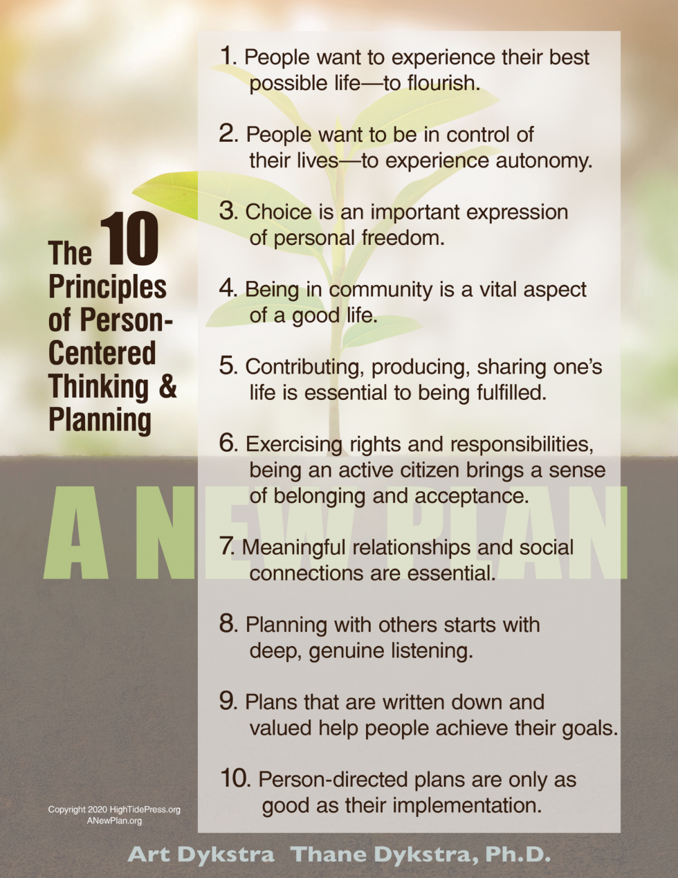 A NEW PLAN – Renew the Promise of Person-Centered Planning